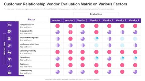 Relationship Matrix Powerpoint Templates Slides And Graphics