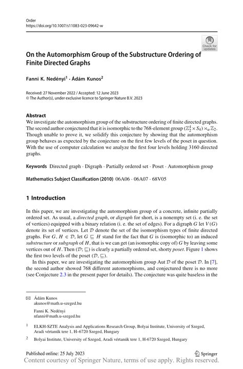 on the automorphism group of the substructure ordering of finite