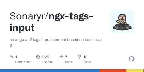 github sonaryr ngx tags input an angular 2 tags input element based