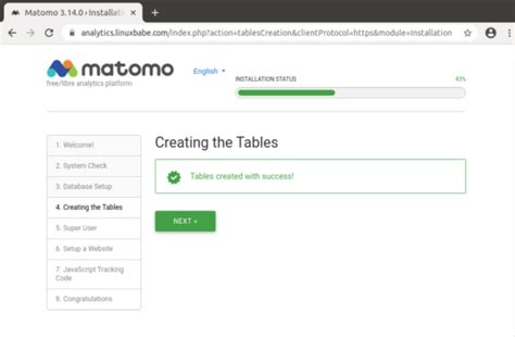 Install Matomo Web Analytics Piwik On Ubuntu 2004 With Apachenginx