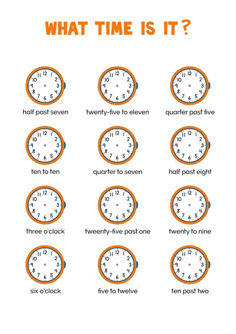 Учим время на английском языке скачать упражнения —