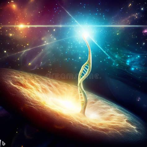 Origins Of Dna Life Stock Illustration Illustration Of Space 282234662