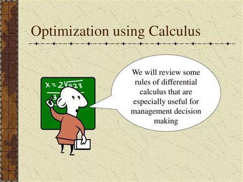 Ppt Optimization Using Calculus Powerpoint Presentation Free Download Id 5573569