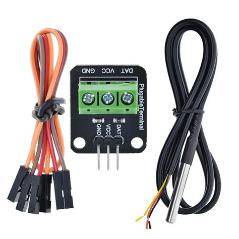 Modulo Sensor Temperatura Kit Arduino Compatible Modulo Ds18b20 Con Sonda Sumergible ⋆ Starware