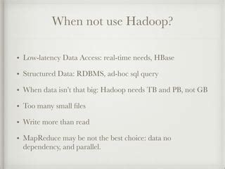 Hadoop Distributed Computing Framework For Big Data PPT