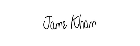 84 Jane Khan Name Signature Style Ideas Unique E Signature