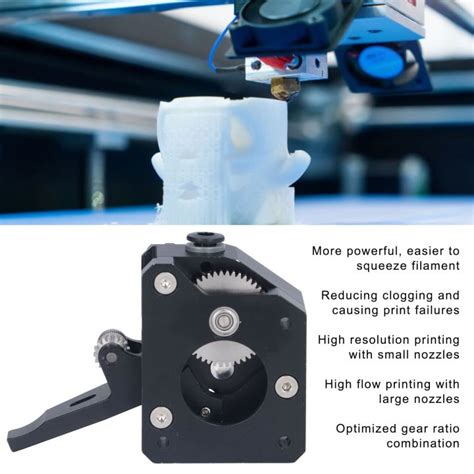 Metal Extruder Kit 31 Drive Ratio Reduce Clogging Upgrade Powerful 3d