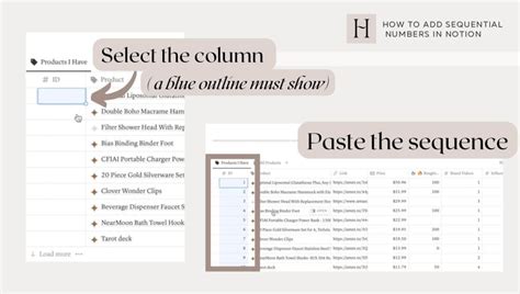 The Easiest Hack For Adding Number Sequences In Notion