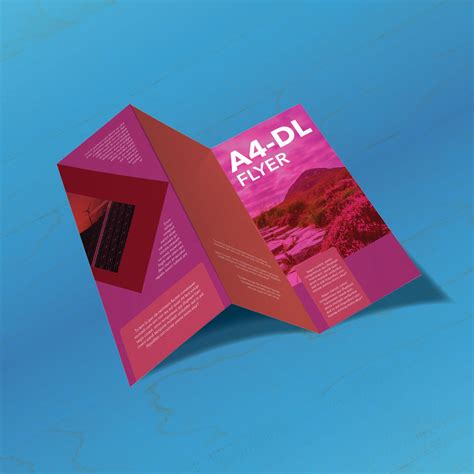 A4 Folded Leaflet Printing Outlet Styles
