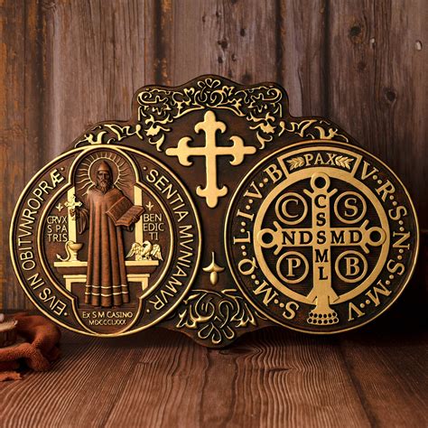 Saint Benedict Medal Religious Exorcism Medal Protection Catholic Home