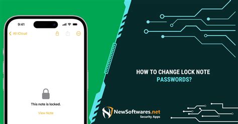How To Change Lock Note Passwords Newsoftwares Net Blog