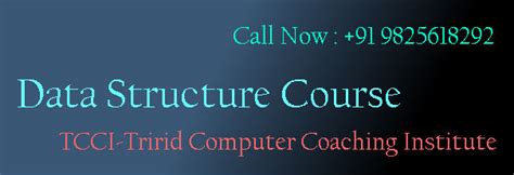 Data Structure Course Tccicomputercoaching