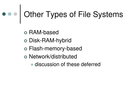Ppt File System Extensibility And Non Disk File Systems Powerpoint