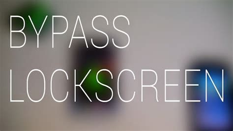 How To Bypass Android Pattern Unlock