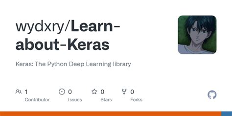 GitHub Wydxry Learn About Keras Keras The Python Deep Learning Library