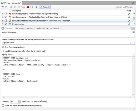 GO Statements In Run SQL Action Blog
