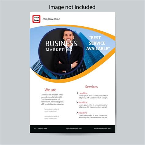 Premium Vector Psd Corporate Business Flyer Template