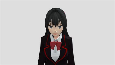 Hitomi Tozaki Yandere Simulator Muhammads Oc Download Free 3d