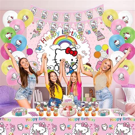 Happy Birthday Hello Kitty Banner