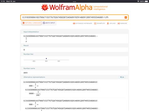 Approximation For 1pi In Wolfram Alpha Online Technical Discussion Approximation For 1pi In Wolfram Alpha Online Technical Discussion