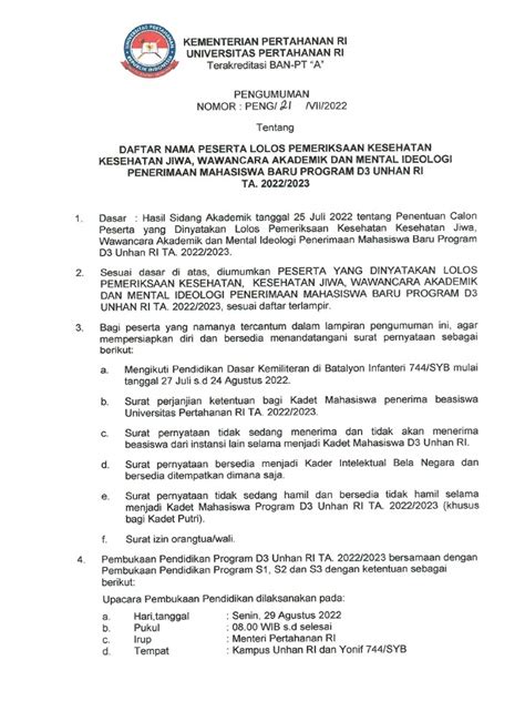 Pengumuman Pdf