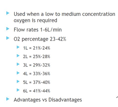 Oxygenation Oxygen Mask Types Flashcards Quizlet