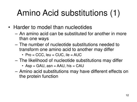 Ppt Cap5510 Bioinformatics Substitution Patterns Powerpoint