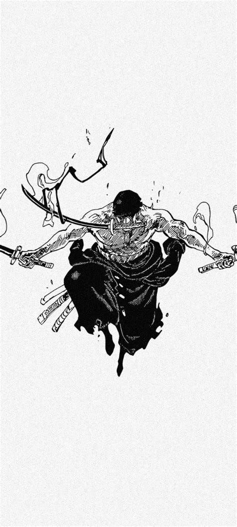 Black And White Zoro Wallpapers Wallpaper Cave
