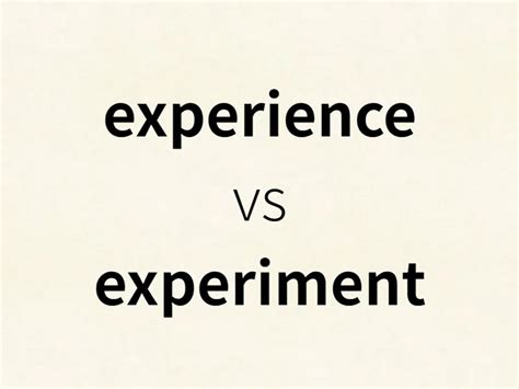 Experience和experiment的区别是什么？ 满分语法