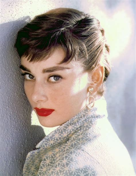 Audrey Hepburn Red Lips Fine Art Global
