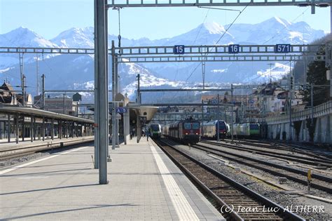 Spiez Railway Station Be February 16 2023 Jean Luc Altherr Flickr
