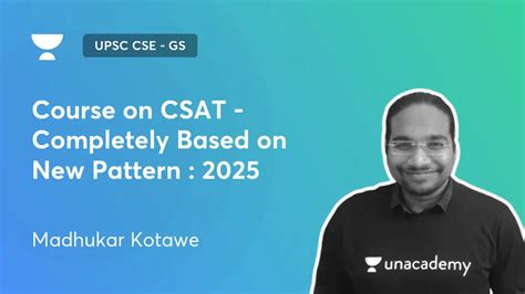 Upsc Cse Gs Course On Csat Completely Based On New Pattern 2025