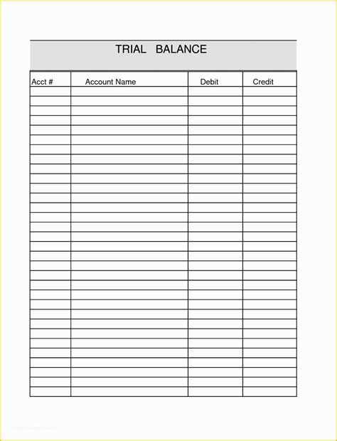 Ledger Sheet Template Free Of 10 Rental Ledger Templates Pdf Heritagechristiancollege