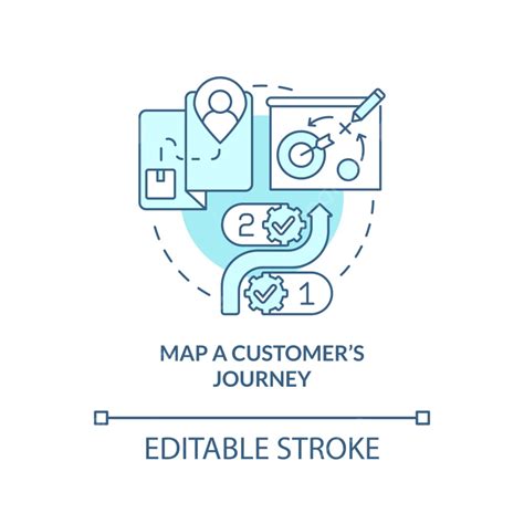 Customer Journey Map Vector Art Png Map Customer Journey Turquoise