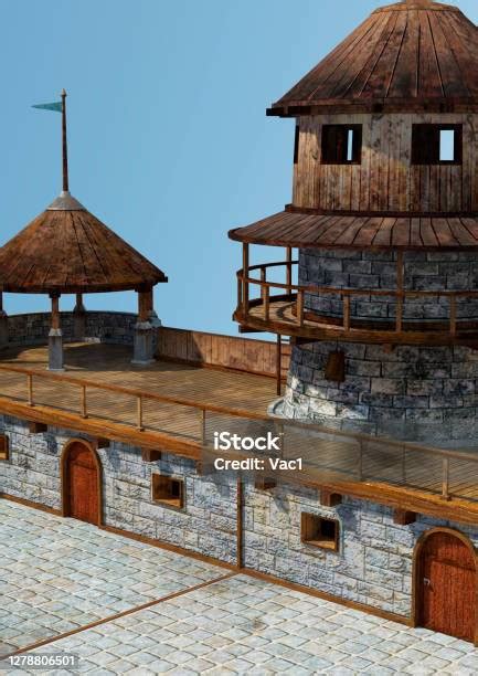 ปราสาทเทพนิยายภาพประกอบ 3 มิติ ภาพสต็อก ดาวน์โหลดรูปภาพตอนนี้ กลางแจ้ง การตั้งค่า