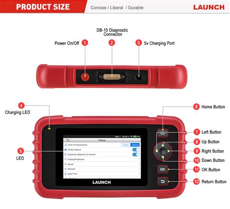 LAUNCH CRP X OBD Code Reader For Engine Transmission ABS SRS Diagnostics With AutoVIN Service