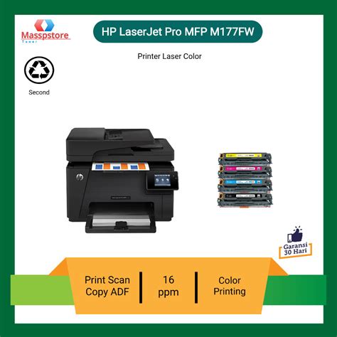 Jual Mesin Foto Copy Printer Hp Laserjet Pro Mfp M Fw Printer Laser Color Print Scan Copy Adf