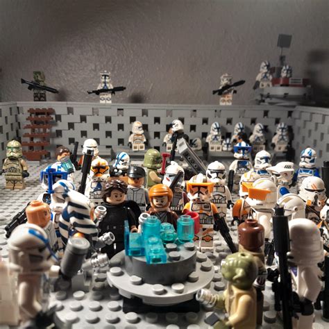 My Clone Base Display Rlegostarwars