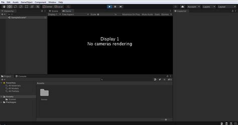 Just Installed Unty F And Its Showing Display No Camera Rendering Just Added A