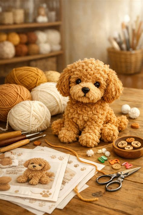 Goldendoodle Crochet Pattern Free Cute Amigurumi Dog