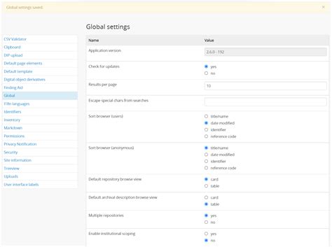 settings documentation version 2 7 atom open source archival