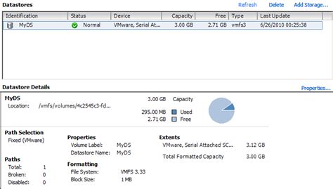 Create VMFS Datastores On Free Space Partitions LucD Notes