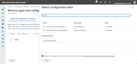 Temporarily Removing Apps And Configurations From Mobile Devices All About Microsoft Intune