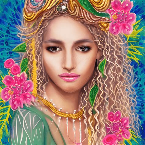 Beautiful Fair Skinned Exotic Graphic Creative Fabrica