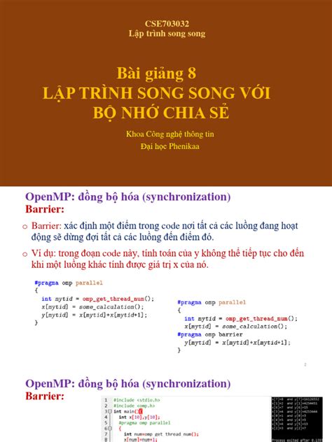 Lec08 Openmp Pdf