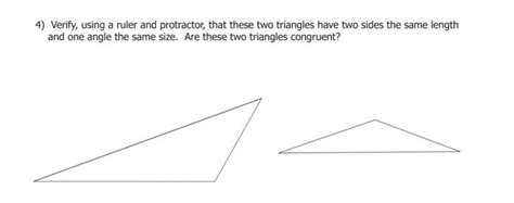 Solved Verify Using A Ruler And Protractor That These Chegg