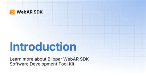 Introduction Webar Sdk