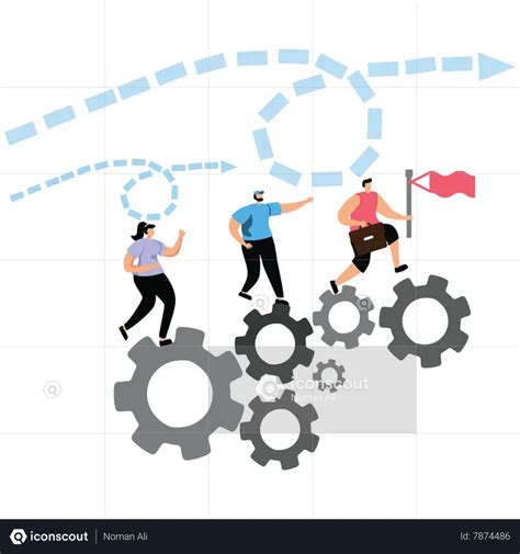best organization efficiency illustration download in png and vector format