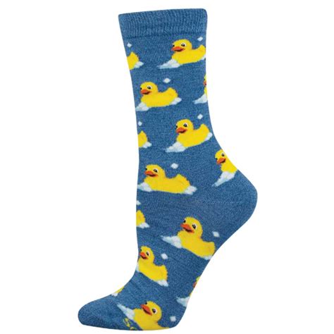 Socksmith Bubble Up Rubber Duck Blue Heather Shop Now