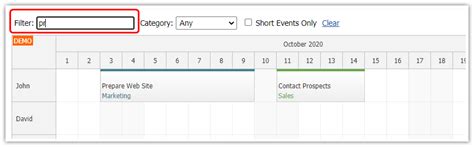 Angular Scheduler Event Filtering DayPilot Code